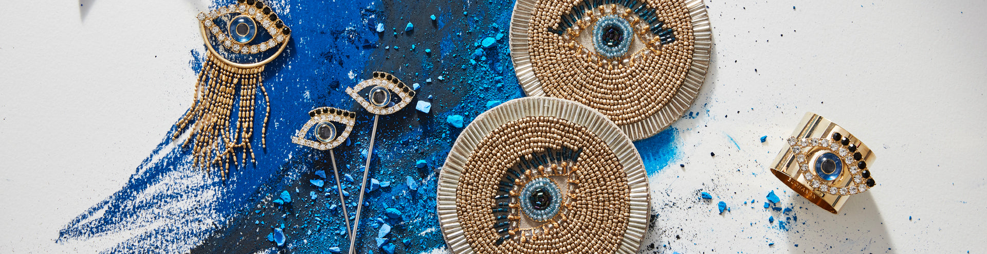 Evil eye bar accessories + tabletop – Joanna Buchanan