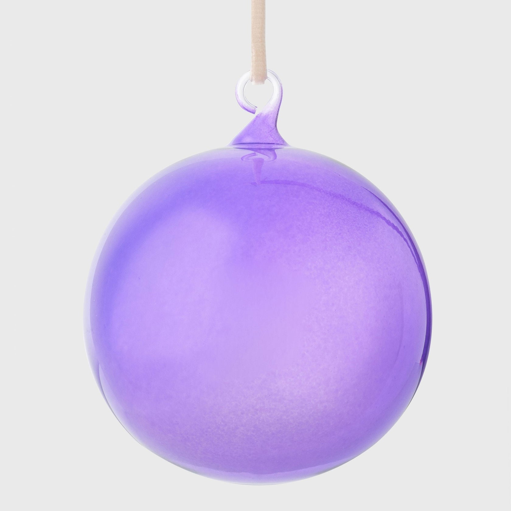 Glass bubble balls, amethyst, set of three – Joanna Buchanan