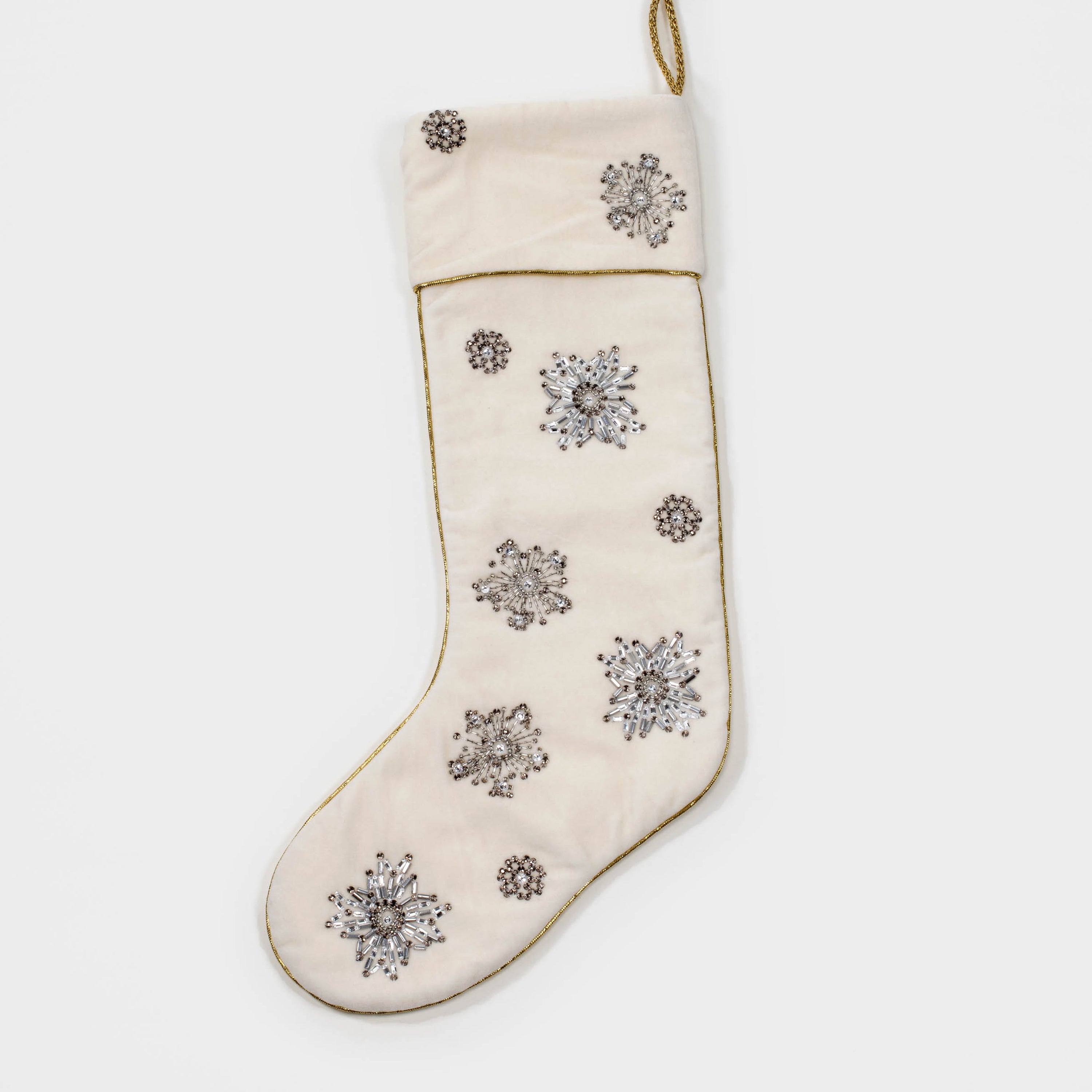 Snowflake Stocking | Holiday Decor | Christmas Stocking – Joanna Buchanan