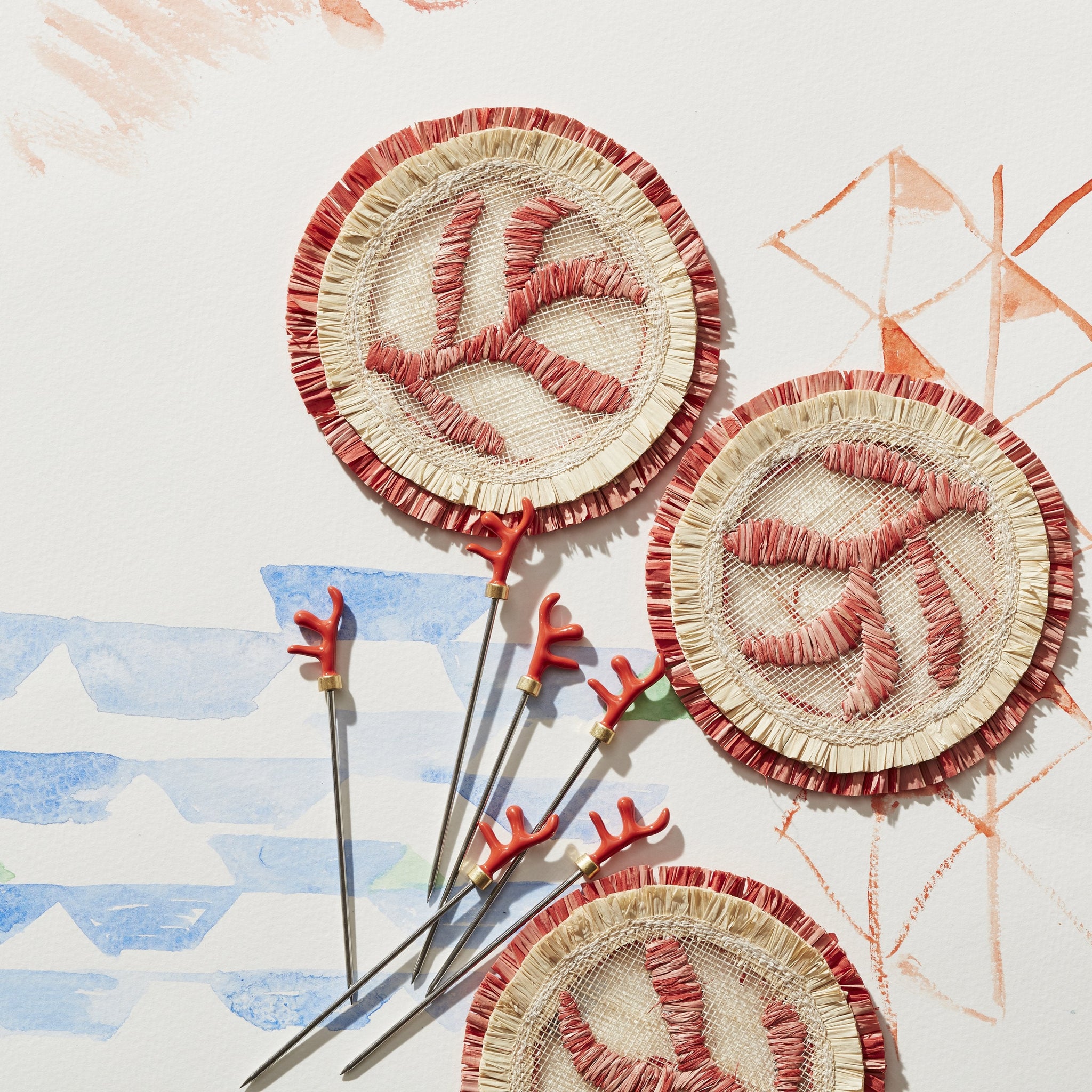 Coral Cocktail Picks | Nautical Cocktail Accessories | Drink Decor ...