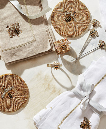 Stripey Bee Cocktail Shaker Set | Luxury at Home Shaker Set – Joanna ...