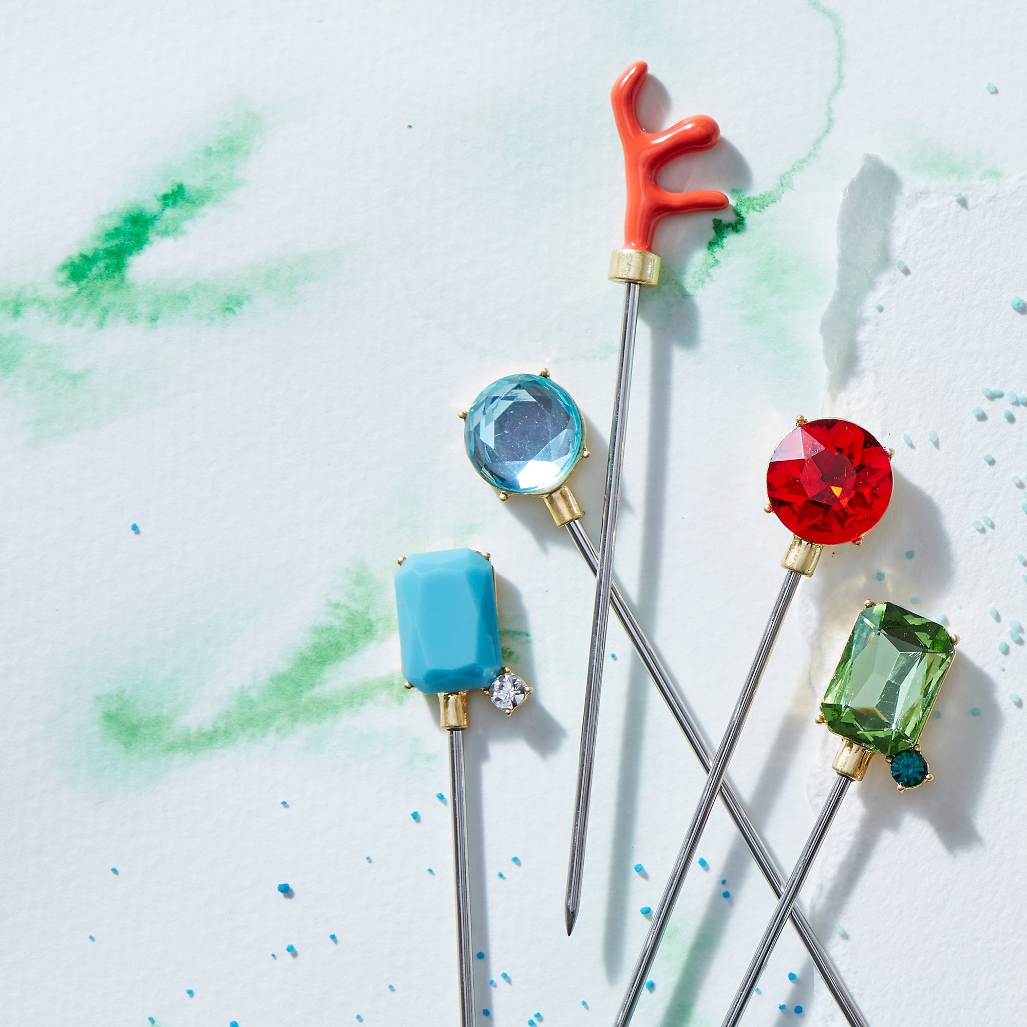 Bright Gem Cocktail Picks | Colourful Cocktail Drink Picks – Joanna ...